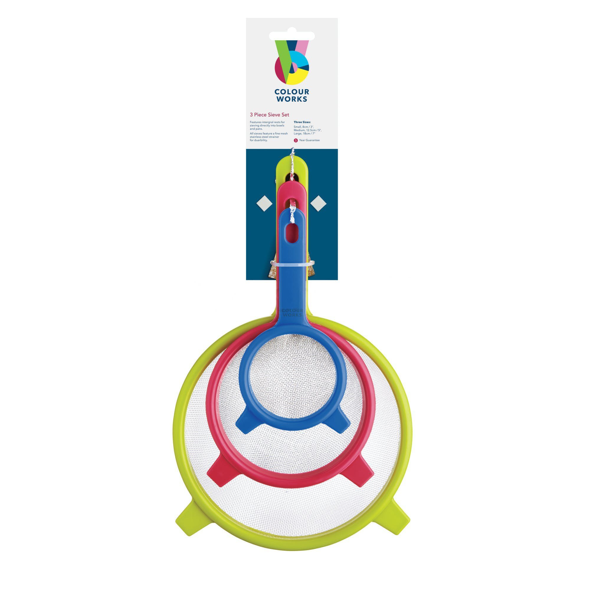 Set of 3 sieves - by Kitchen Craft | KitchenShop