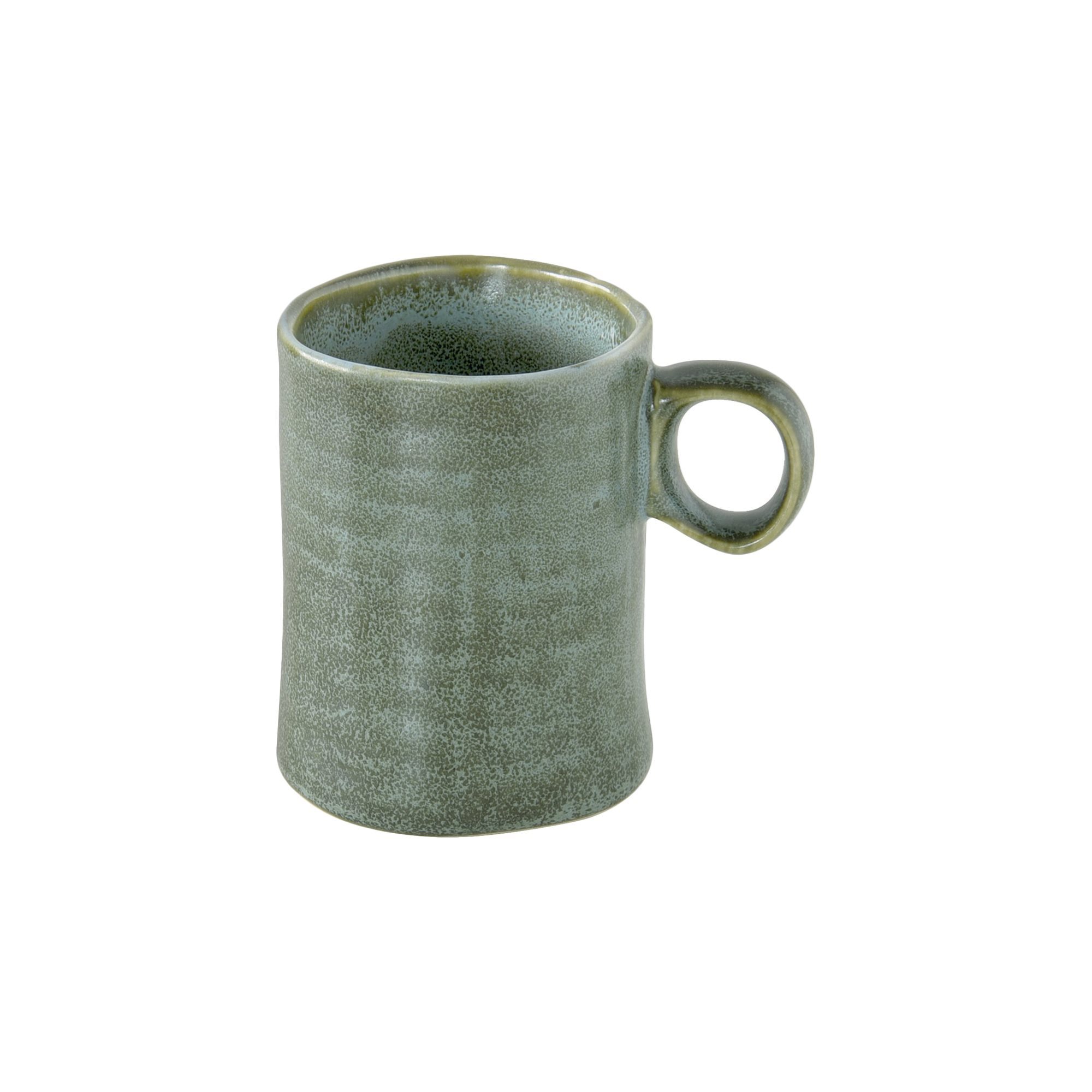 280 ml "Essential" ceramic cup, Green - Nuova R2S | KitchenShop
