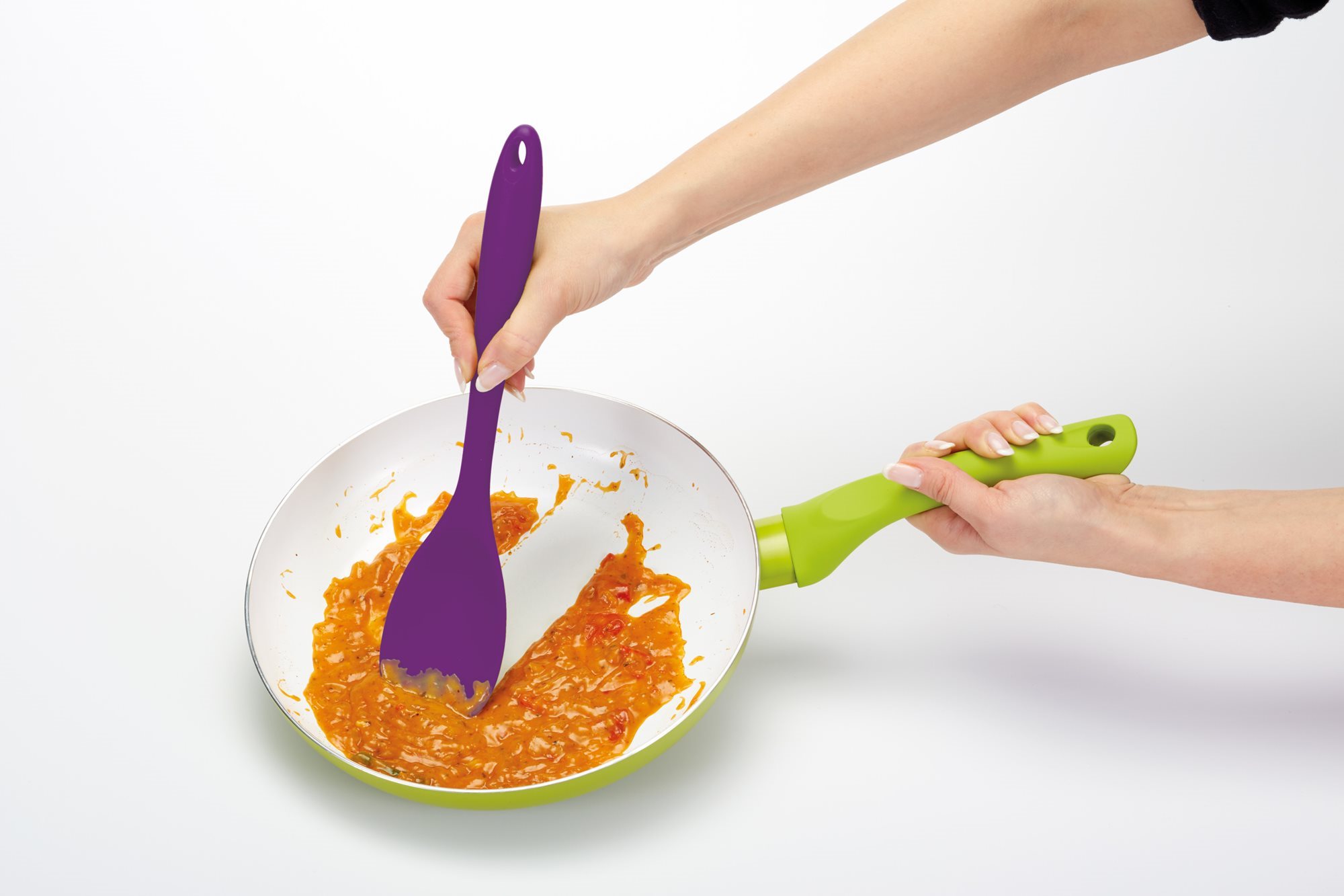 Spatula 28 cm, silicone, purple - by Kitchen Craft | KitchenShop